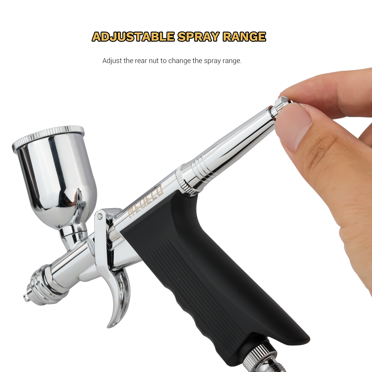 Dual-Action Pistol Grip NCT-217HG/227HG Airbrush Trigger-type With Fan – NEOECO Airbrush