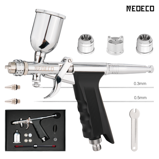 Dual-Action Pistol Grip NCT-217HG/227HG Airbrush Trigger-type With Fan ...